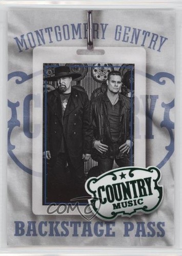 2014 Panini Country Music Backstage Pass Retail Green Montgomery Gentry ...