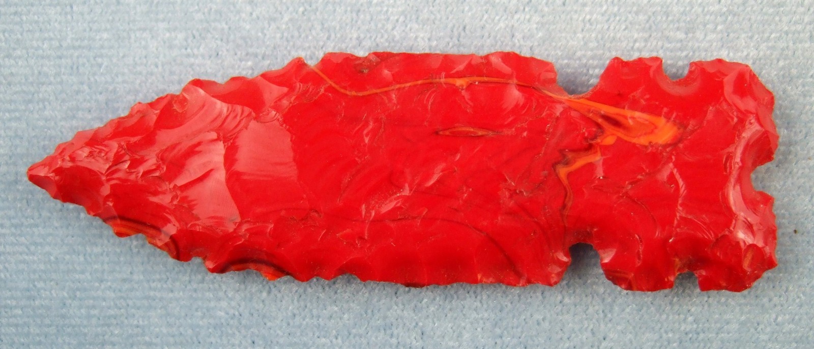 Exceptionally Fine 2 13/16 inch Missouri Jasper Double Notch Haskell ...