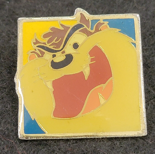 1993 Taz Tasmanian Devil Warner Bros Lapel Pin Hat Vest Tie Tack Looney ...