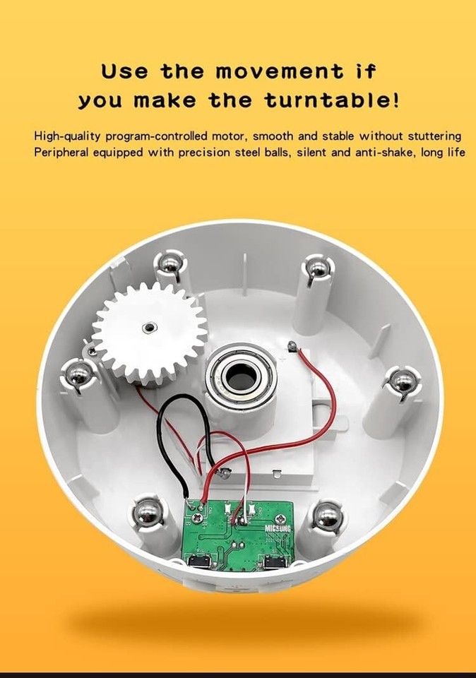 Rotating Display Stand ,5.2" 4.4lb Load Cup Display Stand Turner For ...