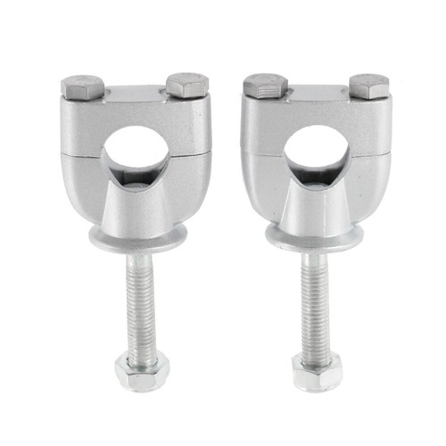 Universal Motorcycle HandleBar Handle Bar Mount Clamps Riser Adapter 7/ ...