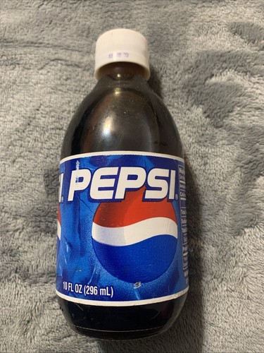 Pepsi 10oz Paper Label Sealed & Full Squat Style Soda Bottle: 11 28 ‘00 ...