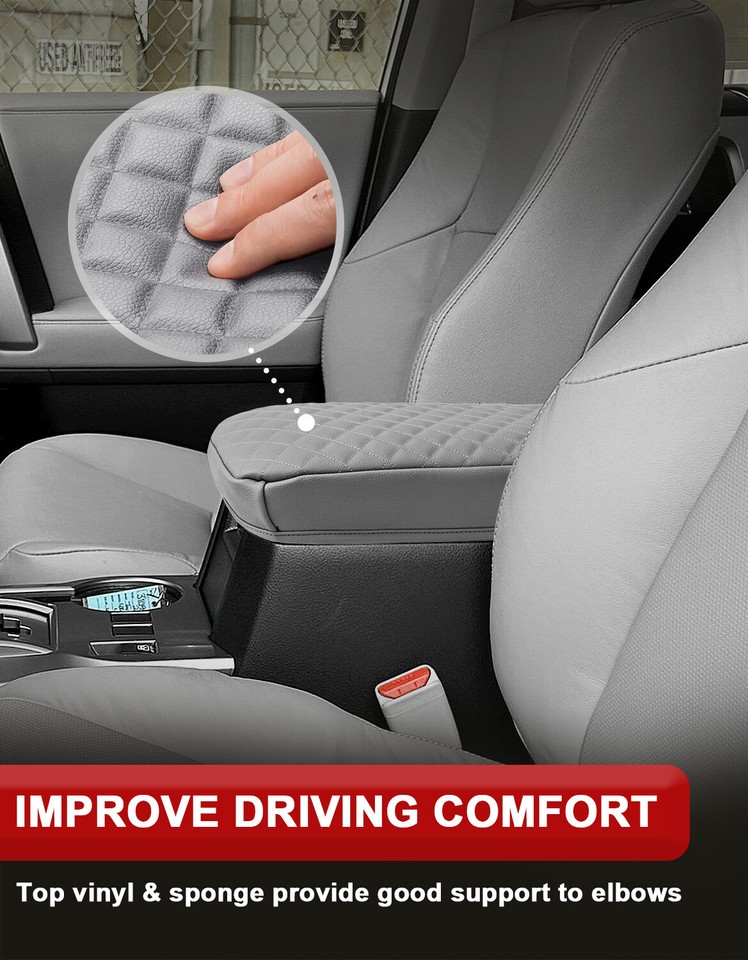 For 2010-2023 Toyota 4Runner Center Console Lid Arm Rest Cover Cushion ...