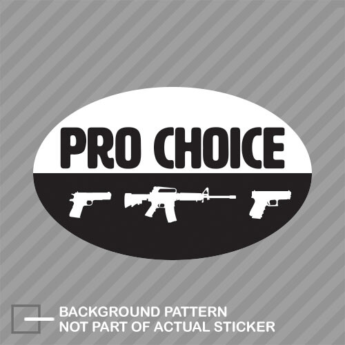 Oval Pro Choice Gun Rifle Pistol Handgun Sticker molon labe 2a pro gun ...