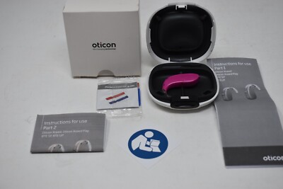 Oticon Xceed Play 1 BTE UP PINK Hearing Aid Ref 214285 New | eBay UK