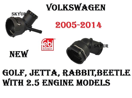 Upper Radiator Cooling Hose Connector For VW Golf Jetta Rabbit Beetle 2 ...