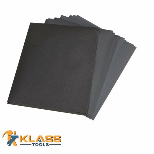 9 in. x 11 in. Premium Wet & Dry Sandpaper/Sanding Sheets (Grit: 80 to ...