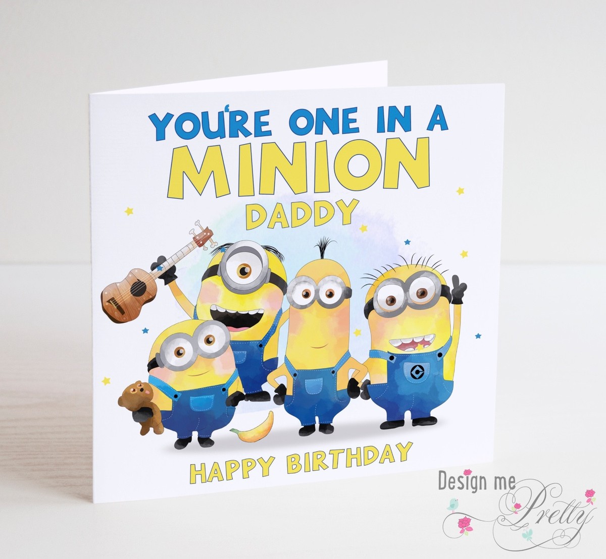 Despicable Me Minions Birthday Card