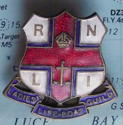 c1960 RNLI Ladies Lifeboat Guild Enamel Badge . | eBay