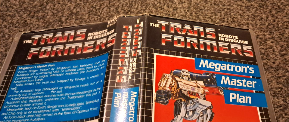 TRANSFORMERS MEGATRON'S MASTER PLAN OPTIMUS PRIME PAL VHS VIDEO KIDS ...