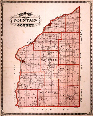 IL, IN, MI, OH, WI - Map Of Indiana - 5