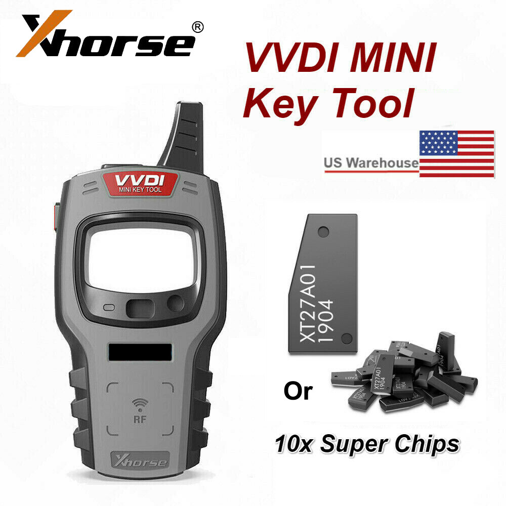 Xhorse VVDI Mini Key Tool Remote Generator with 10pc x VVDI Super Chips ...