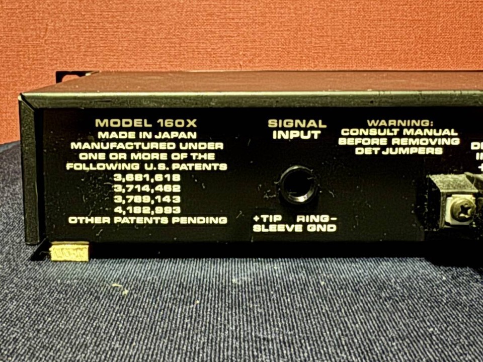dbx 160X Professional Compressor Limiter Signal Processor Operation ...
