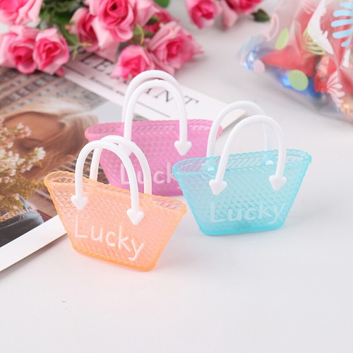 3x/lot Fashion Doll Handbag Lady Leather Bag Purse Dollhouse Kids Toy ...