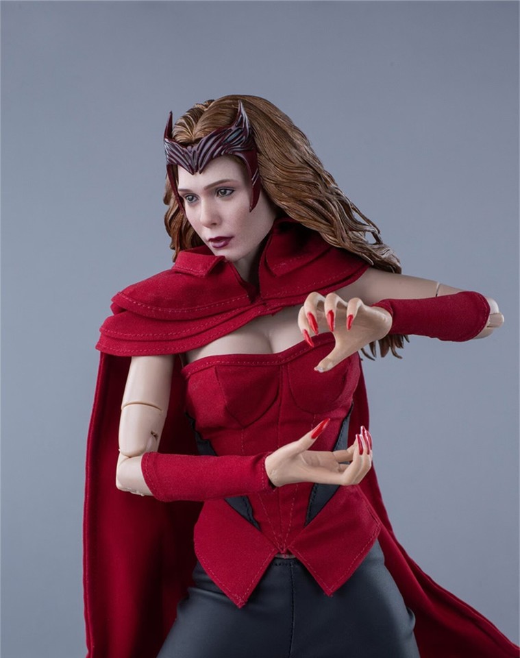 1/6 BZZ TOYS Scarlet Witch Wanda Action Figure Head Sculpt Model Toys ...