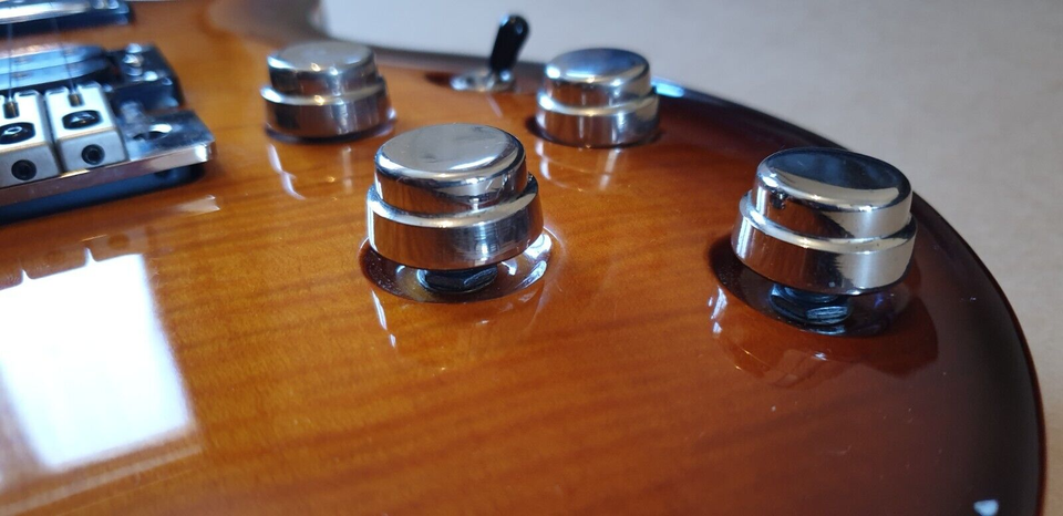 Dean Hardtail Select Vibrato Tiger Flame Electric Guitar Korea Dimarzio ...