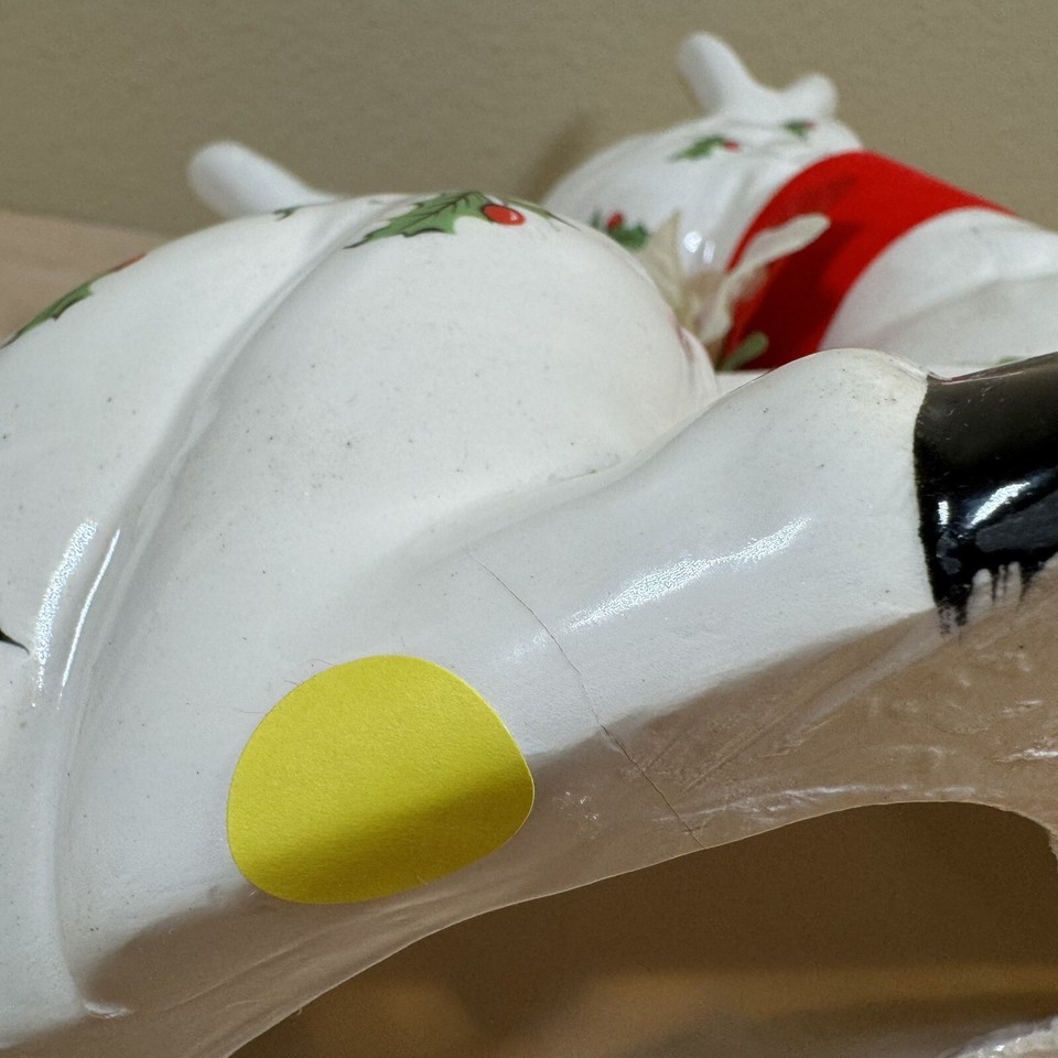 Vintage 3 Kimple Ceramic Mold Christmas Reindeer Figurines Hand-painted ...