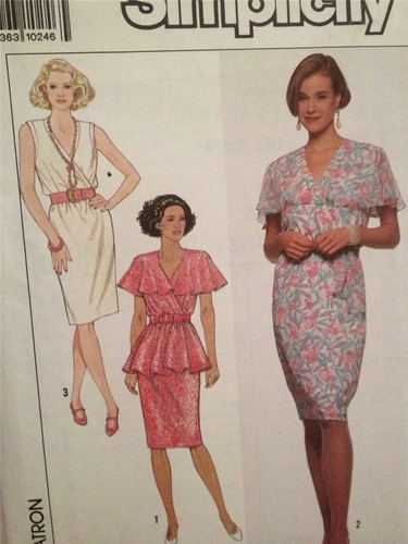 Simplicity Sewing Pattern 9705 Misses Ladies Dresses Size 4-12 | eBay