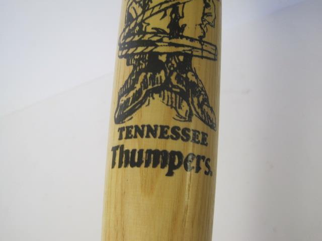 TENNESSEE THUMPERS BASEBALL BAT WOOD WORTH BUSH WHACKER GULF WAR SADDAM ...