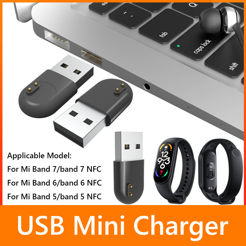 USB Mini Charger Plug and Play Charging Cradle for Xiaomi Mi Band 7 6 5 ...