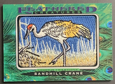 2021 UD Goodwin Champions Feathered Creatures #FC3 Sandhill Crane Tier ...