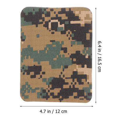 20pcs Camouflage Patches Iron on Patches Appliques Clothes Repair ...