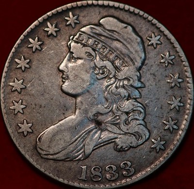 1833 Philadelphia Mint Capped Bust Half Dollar | eBay