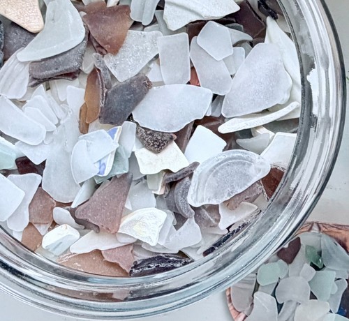 Chesapeake Bay Sea Glass Lot Of 100 Mixed Sizes And Colors Real Surf ...