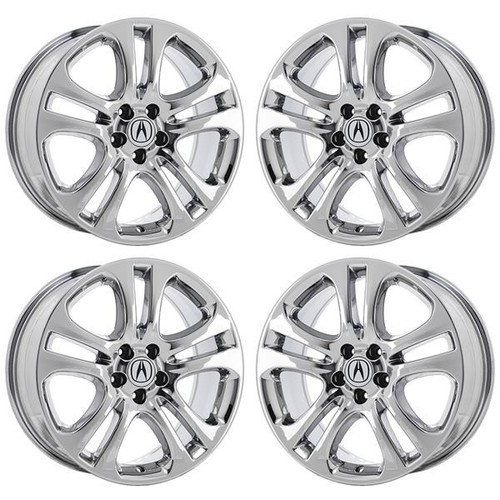 19" ACURA RDX PVD BRIGHT CHROME WHEELS-C RIMS FACTORY OEM 71758 ...