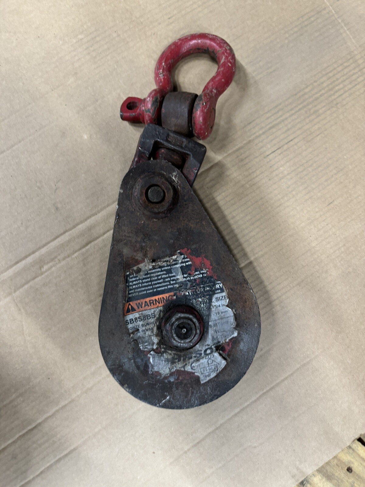 johnson snatchblock 8 ton 3/4 Rope Snatch Block | eBay