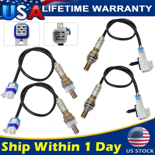 4X Up&Downstream O2 Oxygen Sensor For 2008-2014 Chevy GMC V8 4.8L 5.3L ...