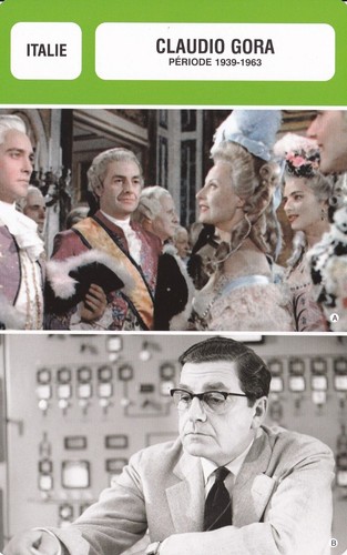 FICHE CINEMA : Acteurs : CLAUDIO GORA 1939-63 & 1964-91 | eBay