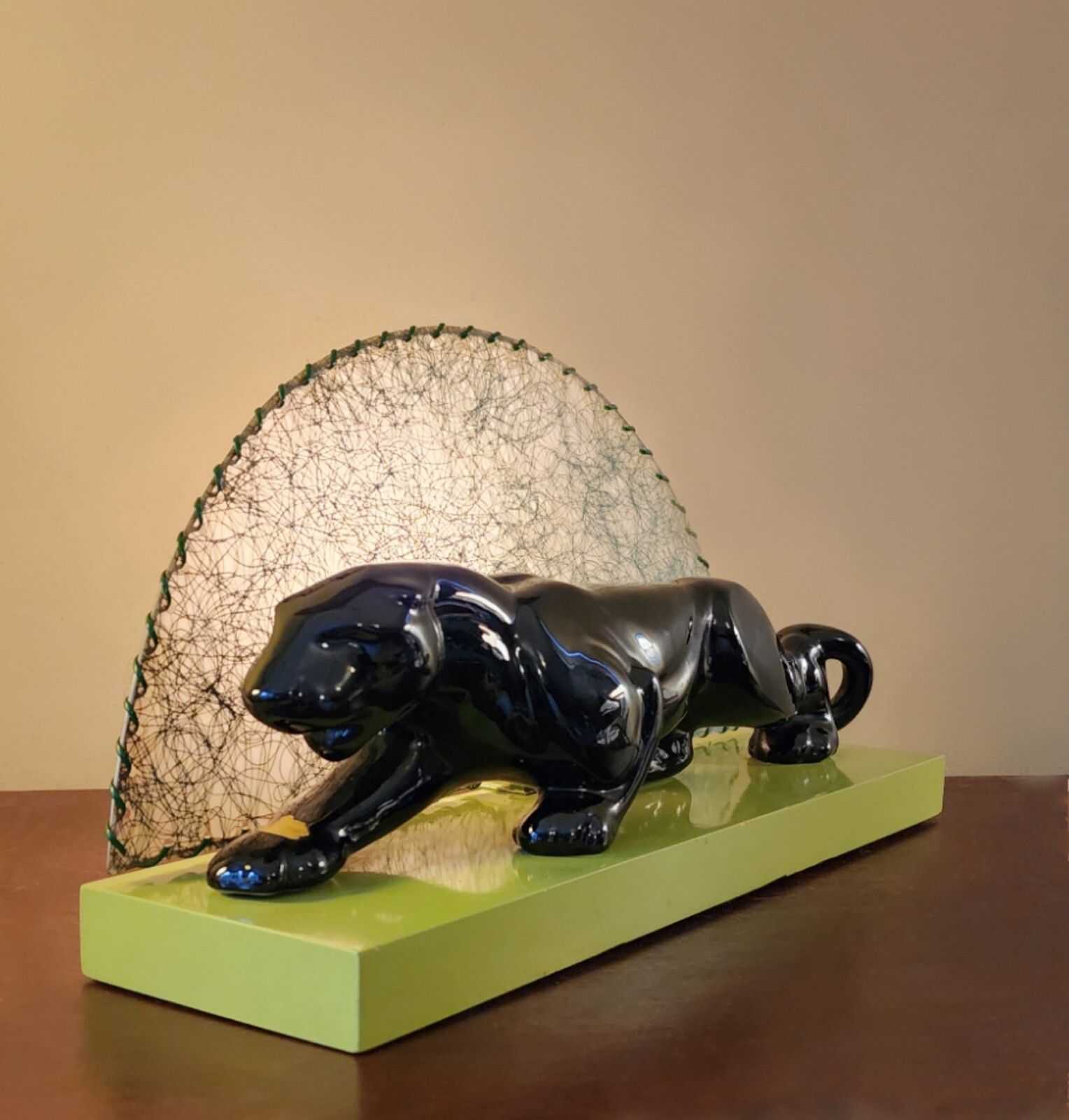 RARE MID CENTURY ORIGINAL ATOMIC ROYAL HAEGER CERAMIC FIBERGLASS ...