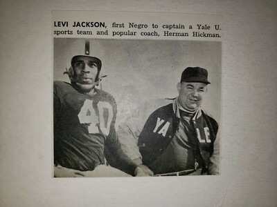 Levi Jackson Yale University 1949 S&S Football Pictorial Panel | eBay