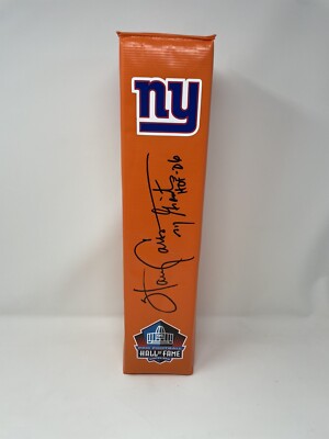 HARRY CARSON SIGNED AUTOGRAPH NEW YORK GIANTS TOUCHDOWN ENDZONE PYLON ...
