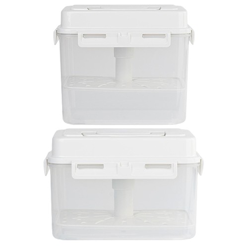 4/5L Square Kimchi Food Container Airtight Kimchi Box Fermentation ...