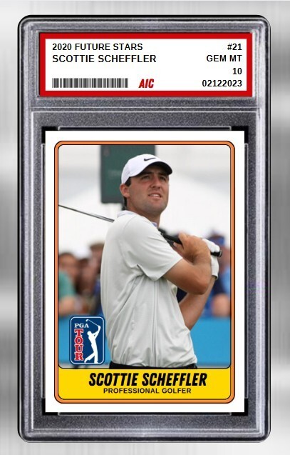 2020 Scottie Scheffler Future Stars PGA Tour Rookie Card #21 Mint ...