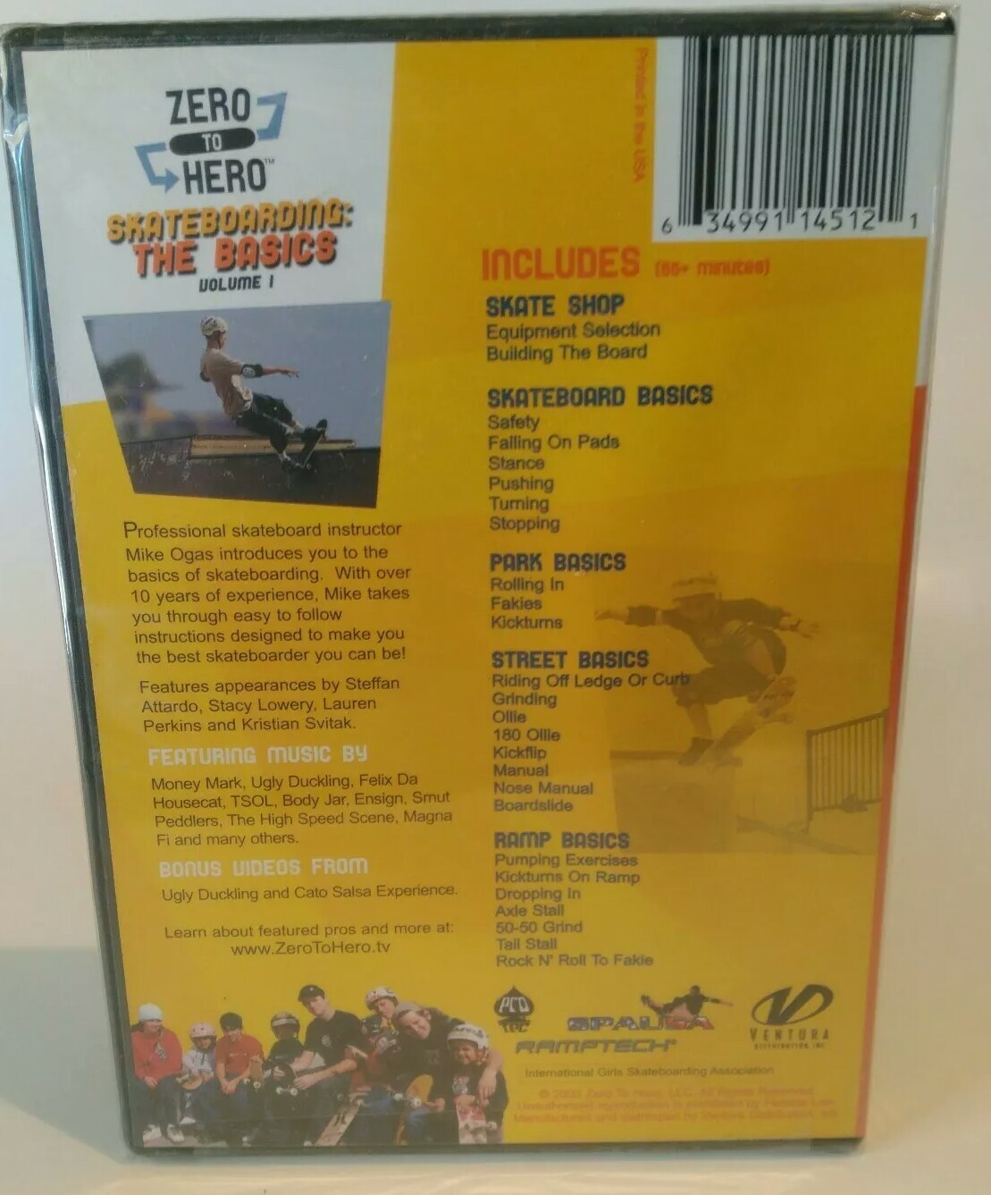 Skateboarding: The Basics - Vol. 1 (DVD, 2003) for sale online | eBay