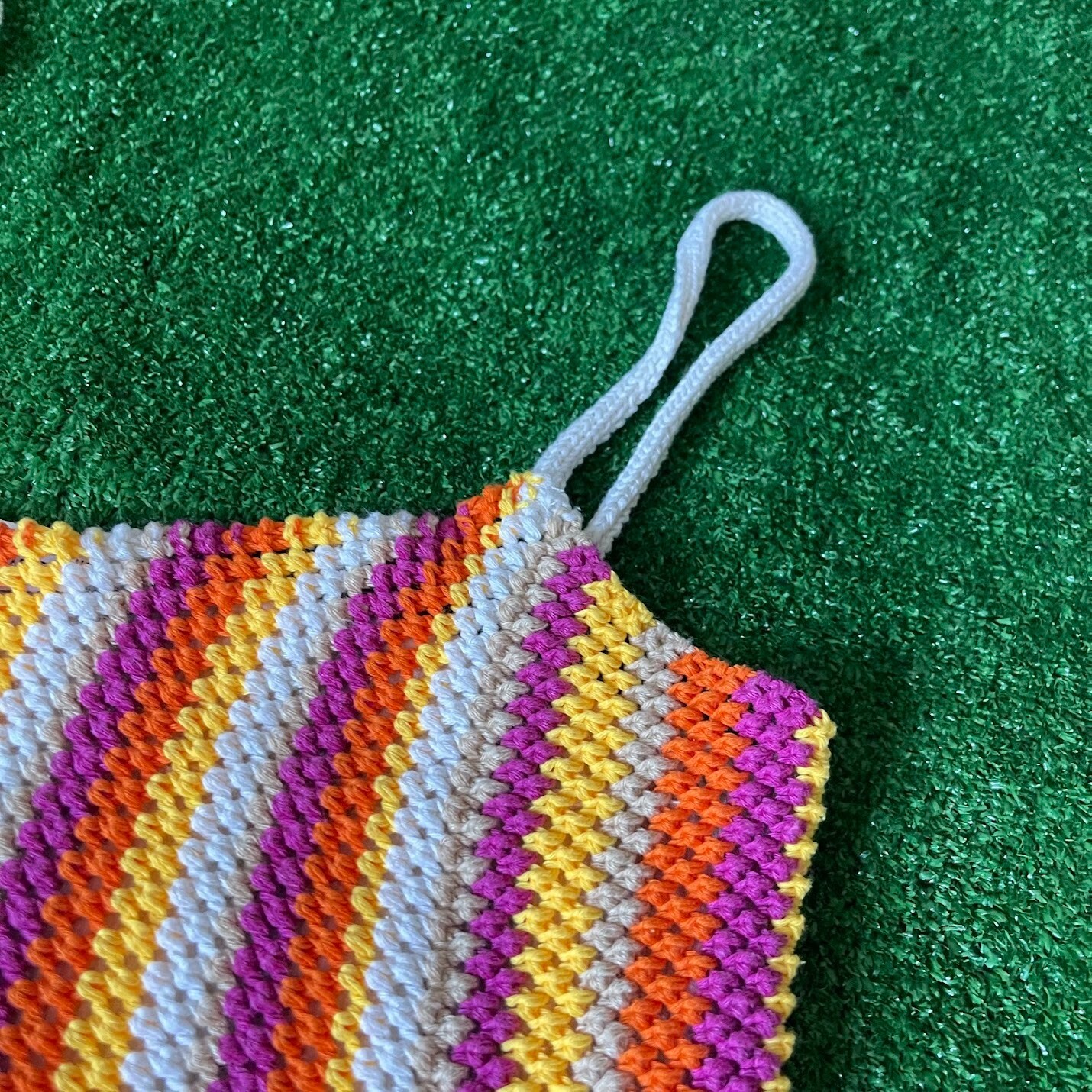 ZARA Crochet Knitted Spaghetti Strap Frayed Crop Top Beach Bustier Size ...