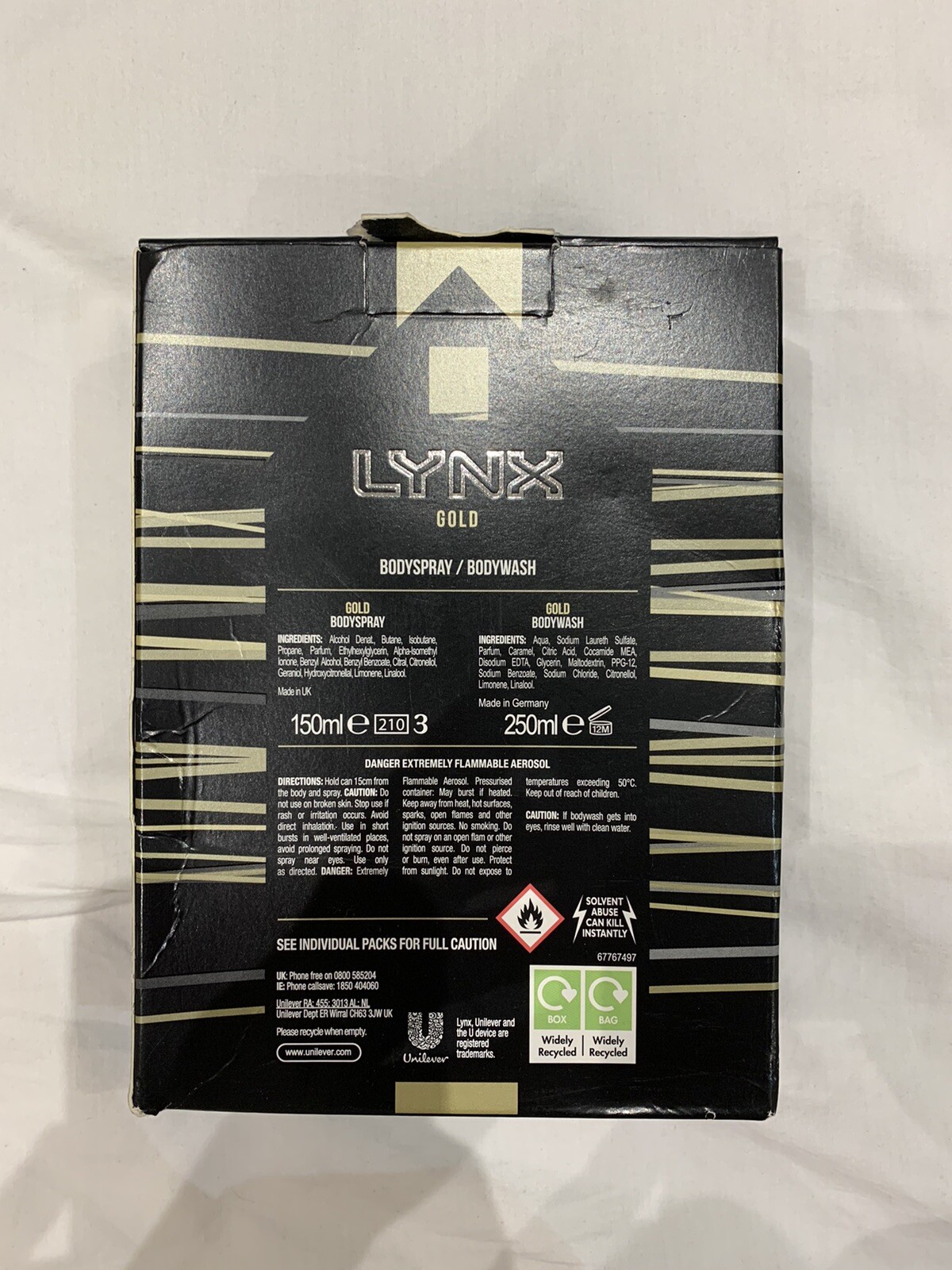 Lynx+Gold+Duo+Christmas+Gift+Set+For+Men for sale online | eBay