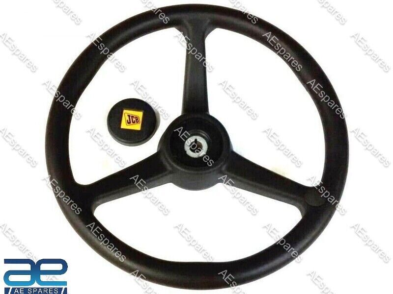 For JCB Steering Wheel With Knob Genuine Part No. 125/34900 125/35000 ...