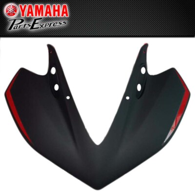 2017 YAMAHA YZF R3 YZFR3 FRONT UPPER COWLING FAIRING MATTE BLACK 1WD ...