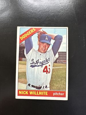 1966 Topps Baseball # 171 Nick Willhite Dodgers | eBay