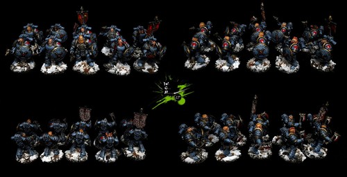 Space Wolves Legion Grey Slayers Close Combat Superbly Painted ...