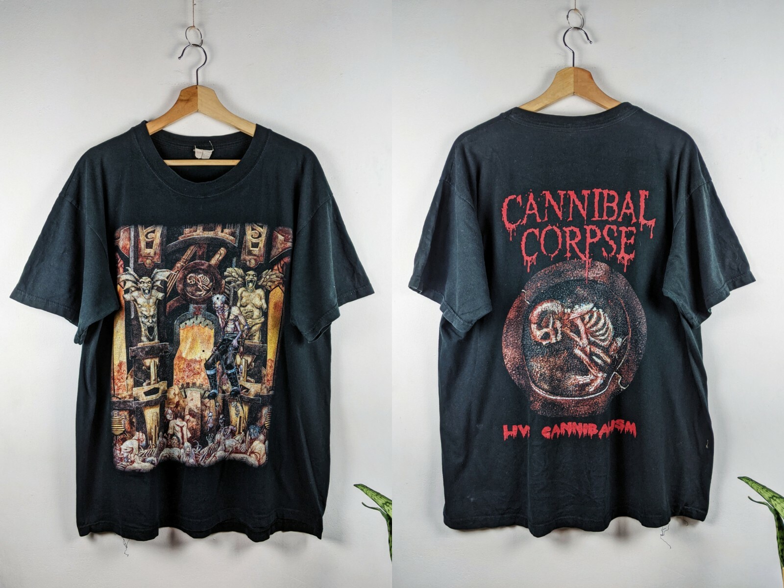 Vintage Cannibal Corpse Merch T-shirt 90s Live Cann..… - Gem