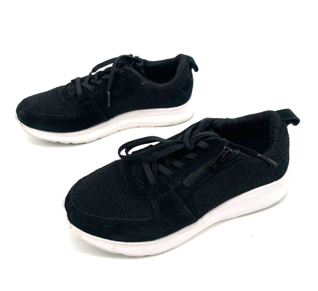 Vionic Delmar Remi Black Womens 8.5 40 Fabric Zip up Comfort SNEAKERS ...