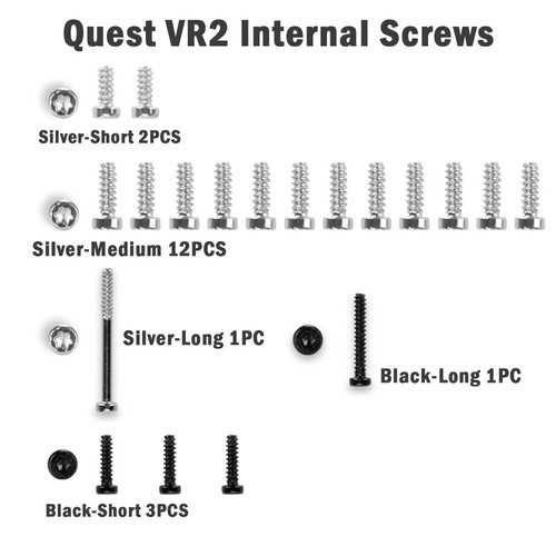 19PCS Internal Screws & Joystick Thumbstick For Oculus Quest 2 Handle ...