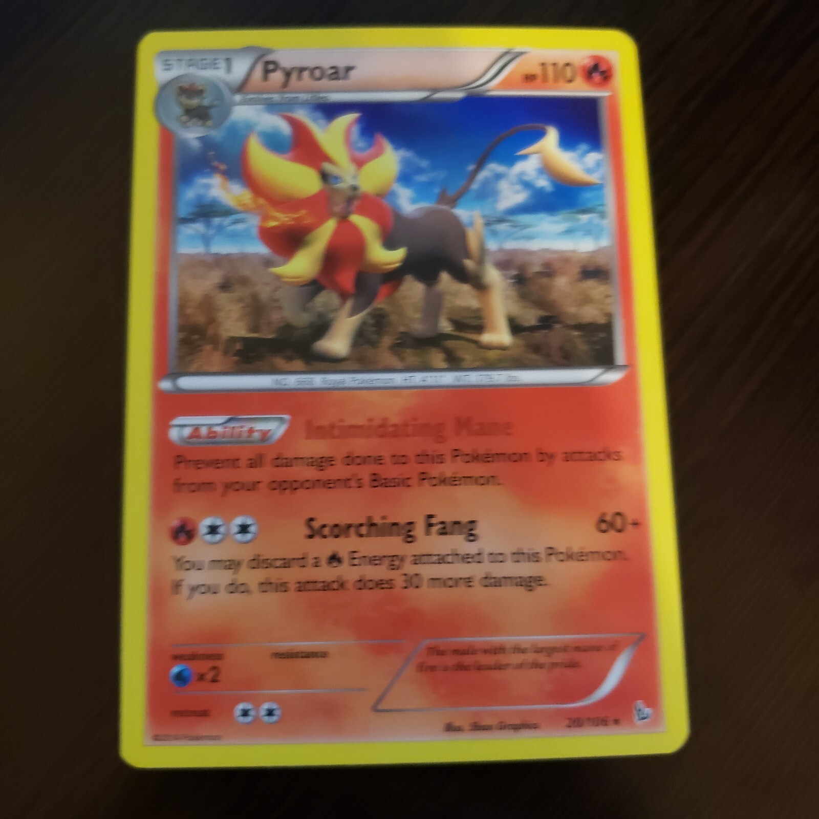 Pokemon Pyroar Holo XY Flashfire *** | eBay