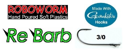 Roboworm Rebarb Hooks by Gamakatsu 6 per Pack FREE SHIPPING ( GM ) | eBay