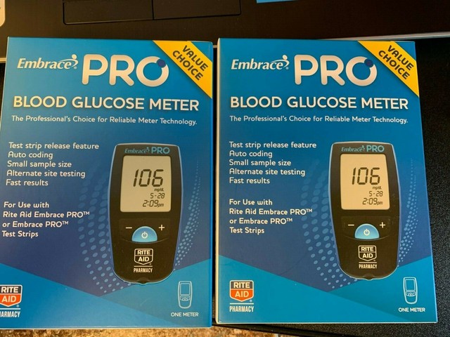Rite Aid Embrace Pro Blood Glucose Meter for sale online | eBay